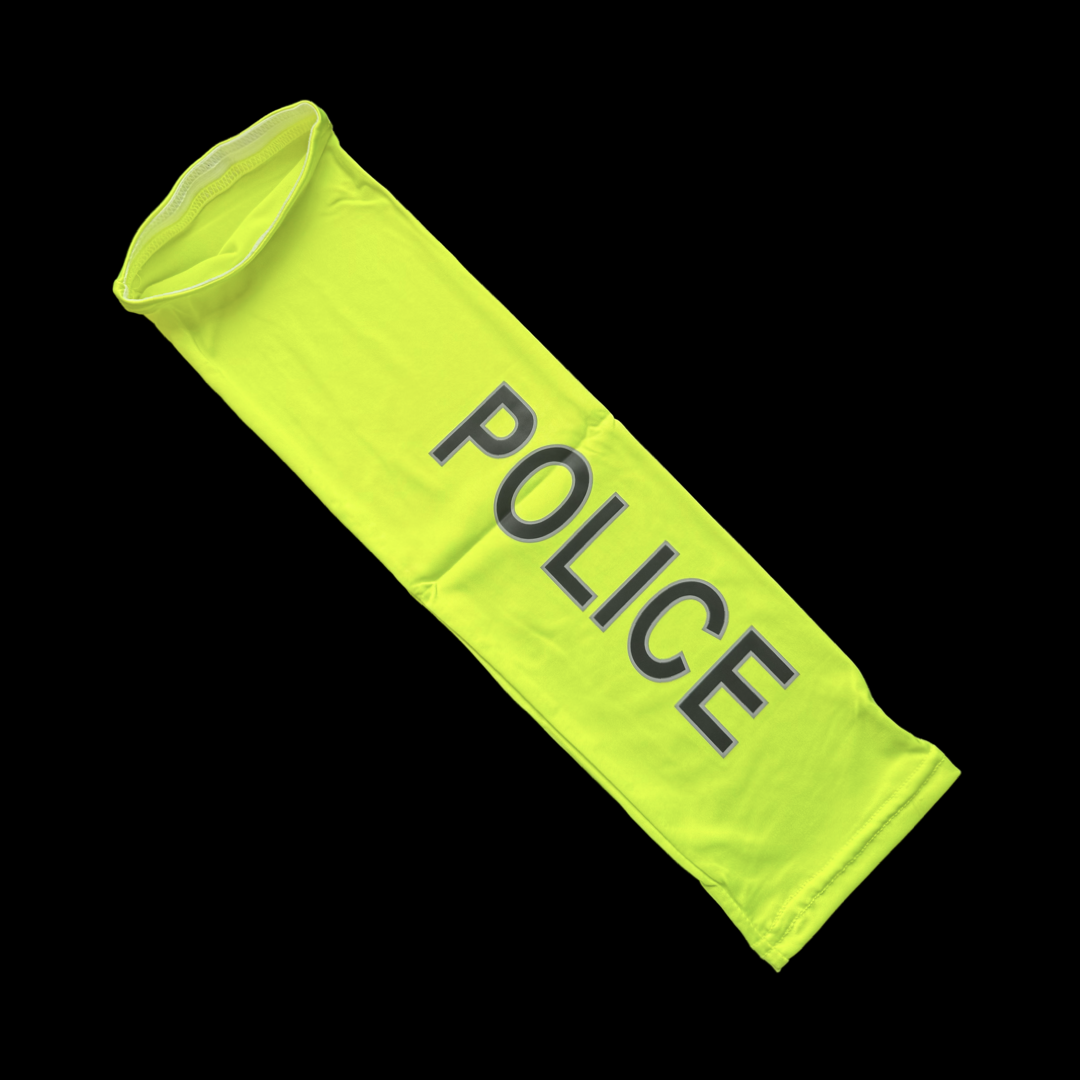 ID Sleeve- Neon POLICE - VisiBlue