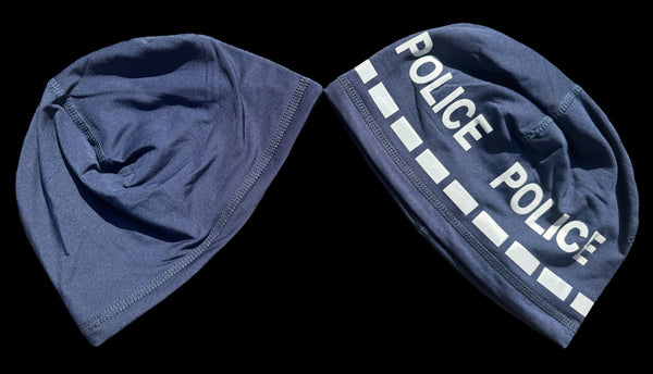Police Beanie- Navy Blue Reversible POLICE – VisiBlue