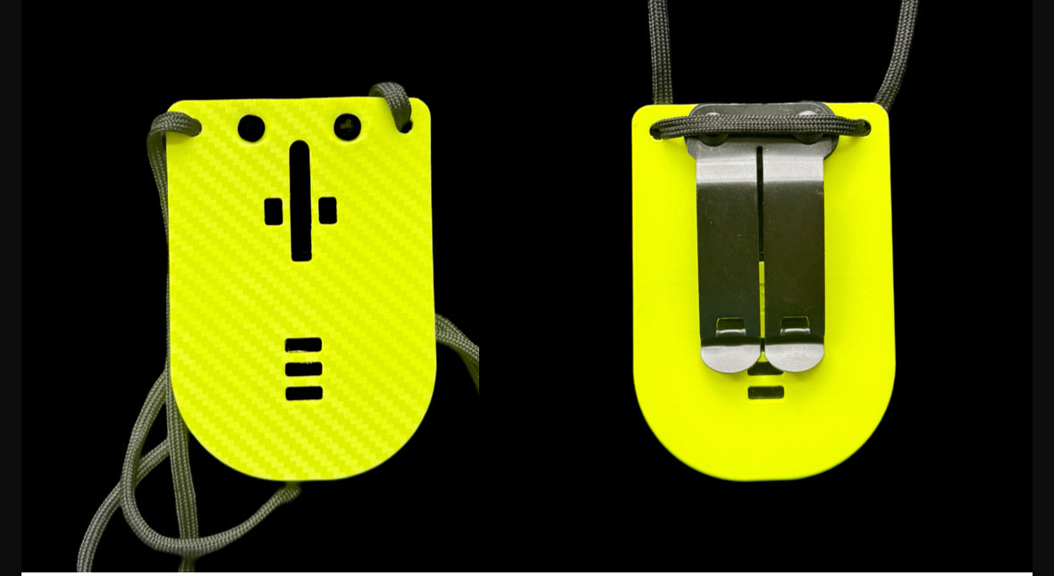 Shield Badge Holder - VisiBlue